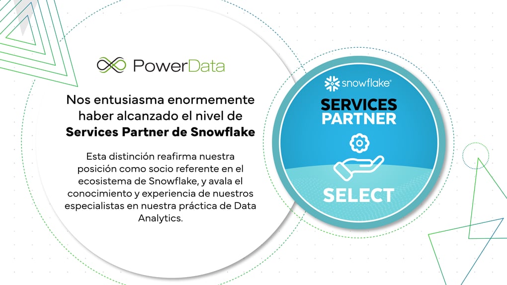 PowerData obtiene la categoría de Service Partner Select de Snowflake
