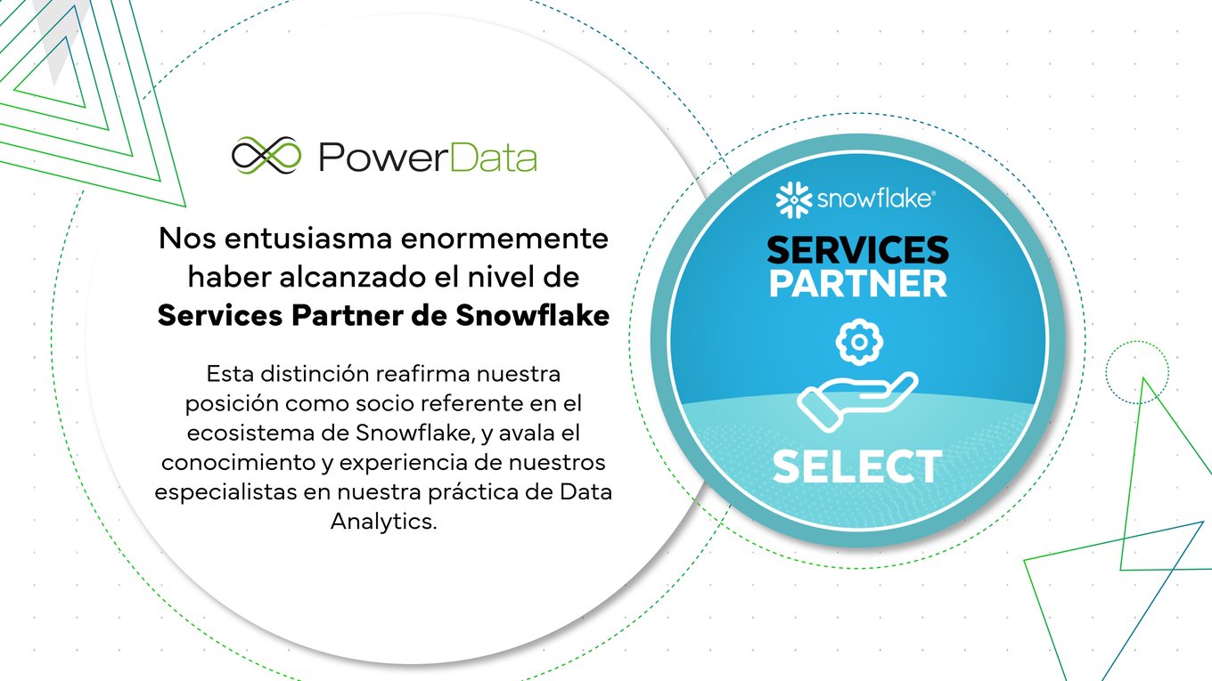 PowerData obtiene la categoría de Service Partner Select de Snowflake